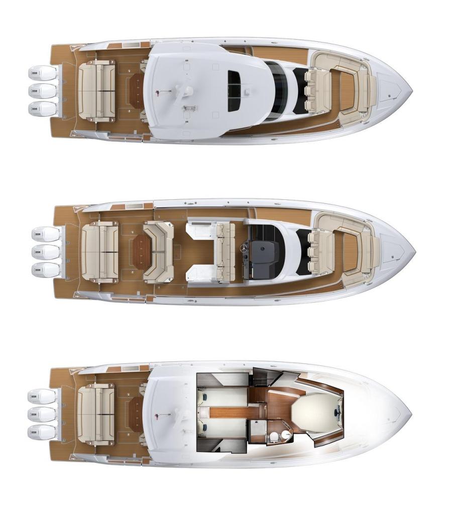 Dati tecnici Tiara 48 LS barca nuova