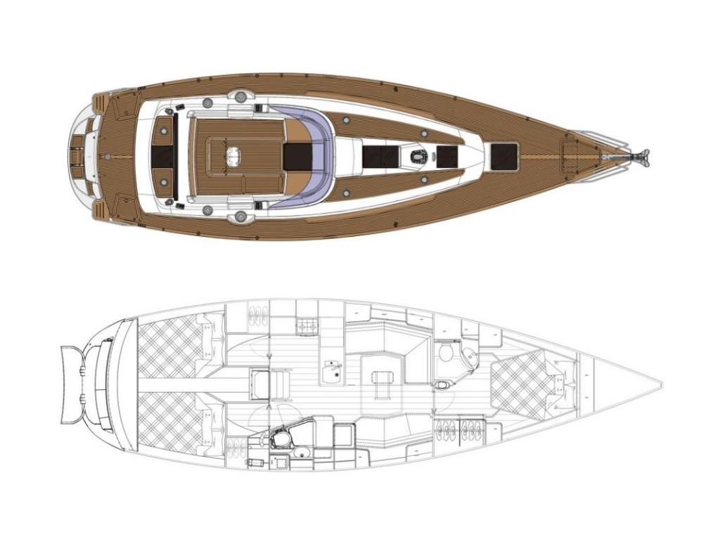 Technical data Najad N451 AC New Boat